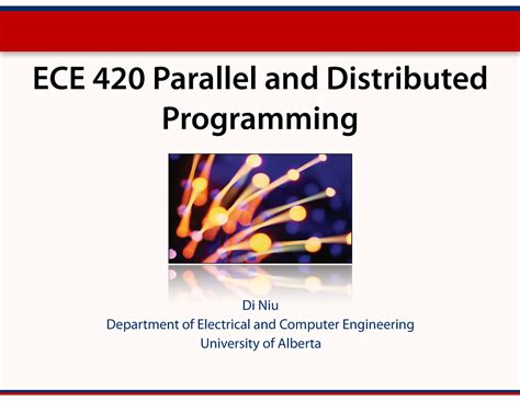 ece 420 lecture notes 1 ece 420 parallel and distributed programming