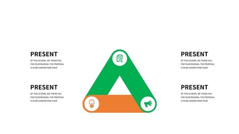 Triangle With Green And Orange Triangle Google Slide Theme And Powerpoint Template Slidedocs