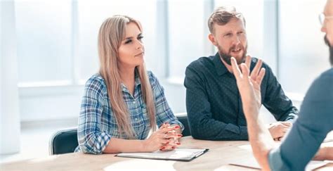 Premium Photo Managers Ask Questions To The Applicant During The Interview The Concept Of