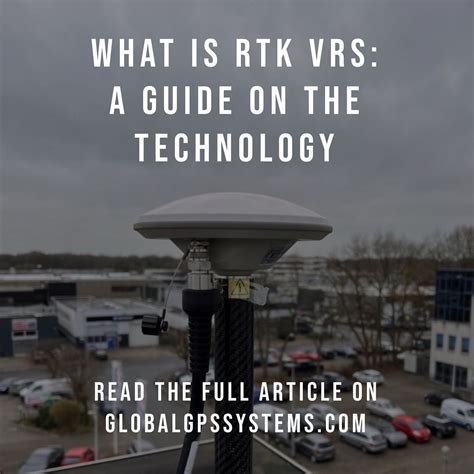 Global Gps Systems On Linkedin Real Time Kinematic Rtk Technology Is A Method Used To Enhance