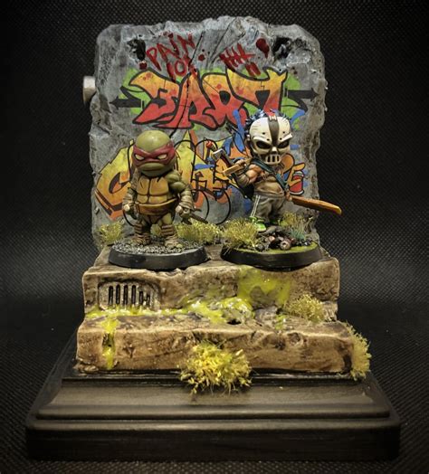 Raphael Vs Casey Jones R Printedminis