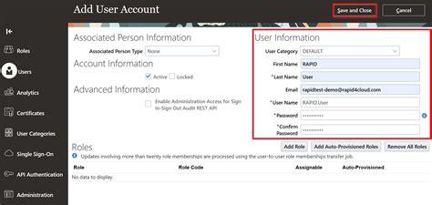 Oracle Required Setup For Rapidtest