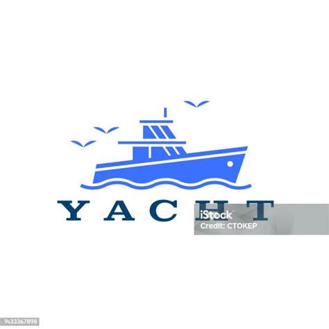 럭셔리 요트 클럽 현대 로고 라인 아이콘 프리미엄 레저 보트 해양 표지판 유람선 여행 기호 벡터 일러스트레이션 쾌속정에 대한 스톡 벡터 아트 및 기타 이미지 Istock