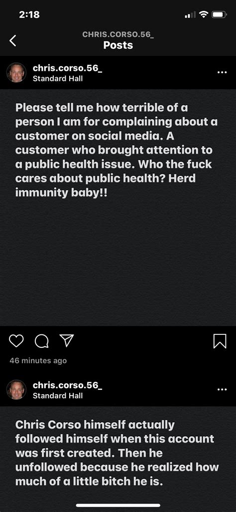 Fake Chris Corso Ig Worth A Laugh Rcolumbus