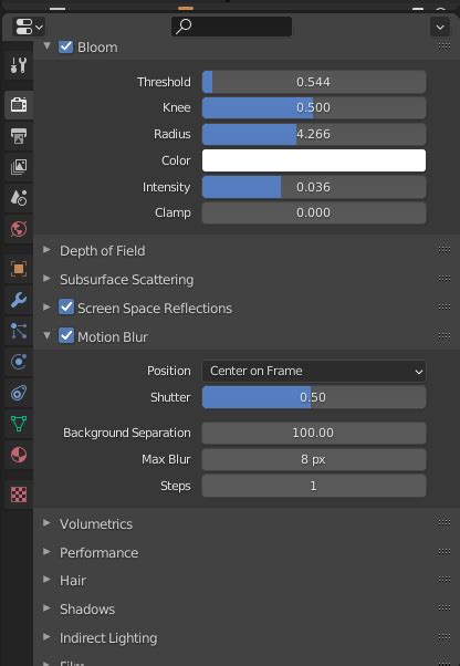 Motion Blur In EEVEE Creating Strange Artifacts Blender Stack Exchange