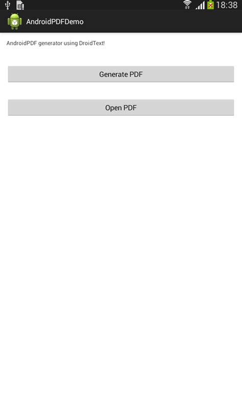 java for dummies how to create and display pdf file in android