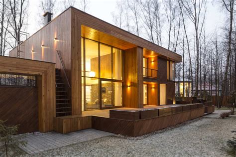 Загородный дом в Подмосковье 8 Блог Частная архитектура Wooden House Design Architecture
