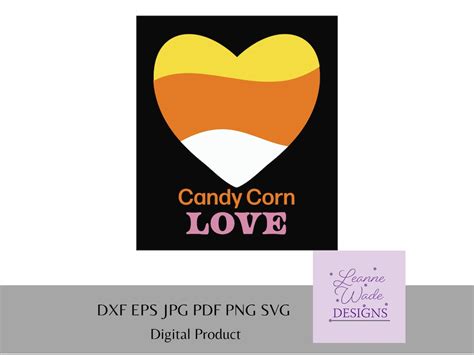 Candy Corn Love Digital File Etsy