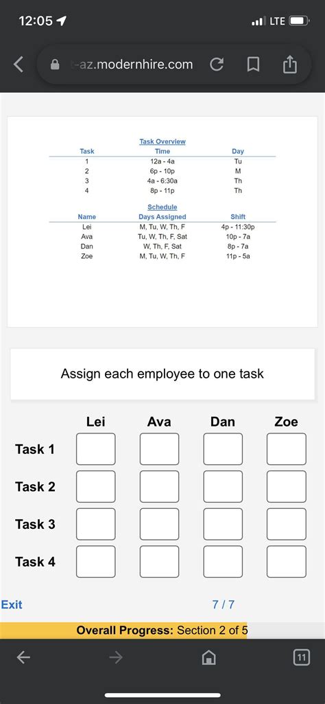 Free Assign Each Employee To One Task