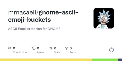 Github Mmasaeli Gnome Ascii Emoji Buckets Ascii Emoji Extension For Gnome