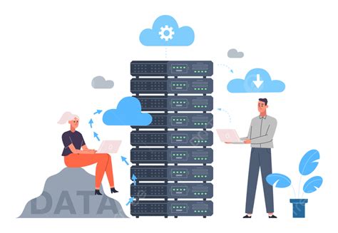 Cloud Data Server Storage Network App Vector Device Png And Vector