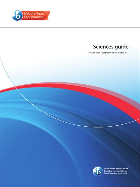 Myp Science Guide Pdf Science Teaching Method