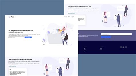 Fylo Landing Page With Two Column Layout Frontend Mentor Html Css