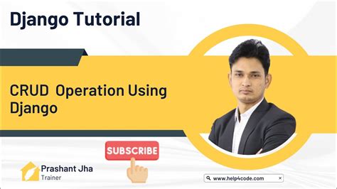 How To Create And Read Data In Data Base Django Crud Operation Part 1