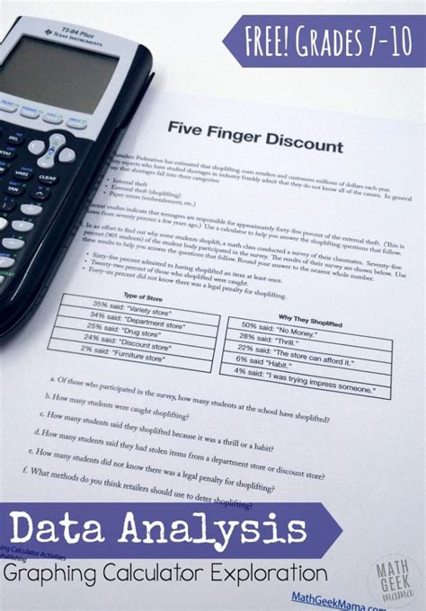 Analyzing Data Worksheet For Middle And High School Free Worksheets