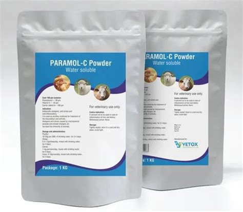 Paramol C Powder Paracetamol 5vit C 3 Vetox Packaging Size 1