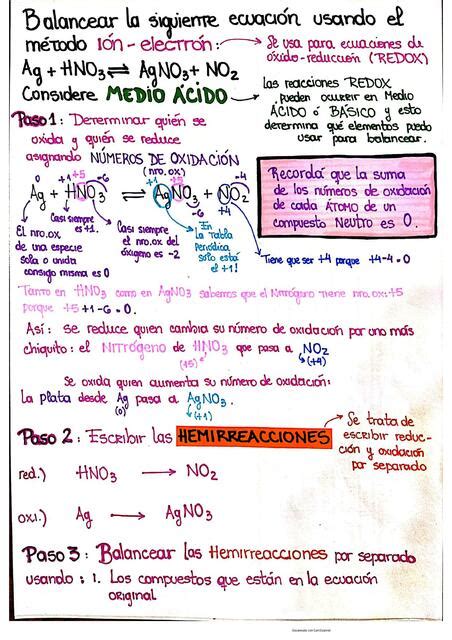 Ejercicio Resuelto Balanceo De Una Reacci N Redox Estudio Ciencia Udocz