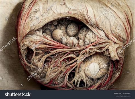 Dermoid Cyst Teratoma Tumor That Contains Stock Illustration 2200838967