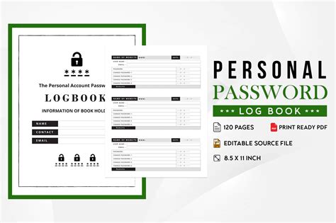 The Private Password Tracker Log Book Graphic By Hashibul Graphics Creative Fabrica