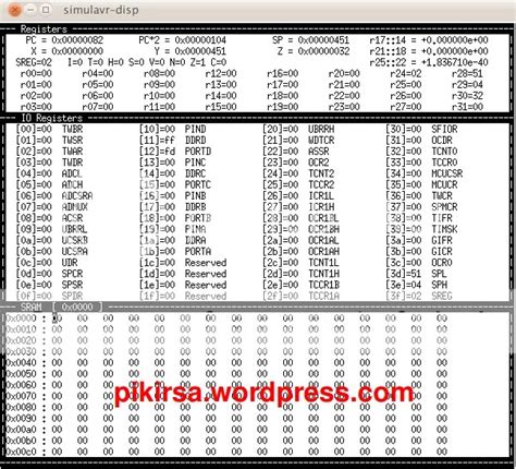 ATMEL AVR SimulAVR Avr Gdb DDD Snippets Raw Pikir Dan Rasa