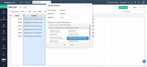 Constructing A Custom Duration Format Analytics Plus On Premise
