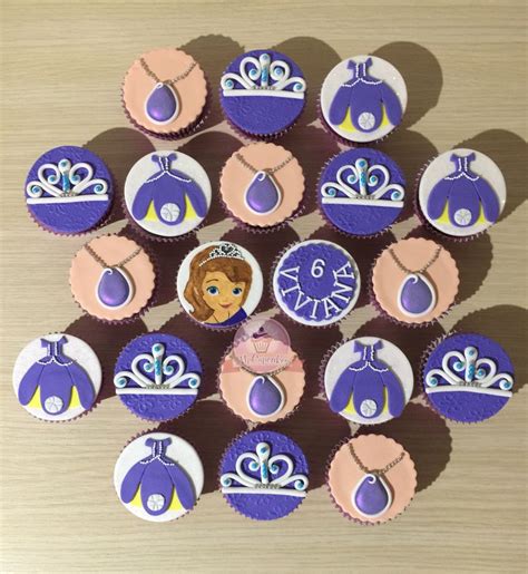 Cupcakes Princesa Sofia Sofia Birthday Cake Princess Theme Party