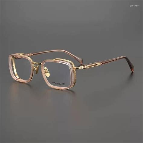 Sunglasses Pure Titanium Reading Glasses Male Handmade Narrow Frame
