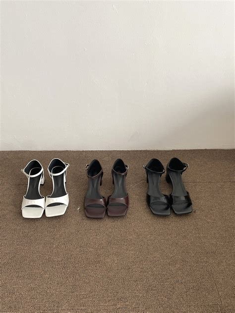 무료배송 노블 통굽샌들 여자샌들 여름 힐 미들 구두 5cm