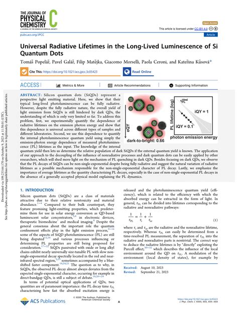Pdf Universal Radiative Lifetimes In The Long Lived Luminescence Of
