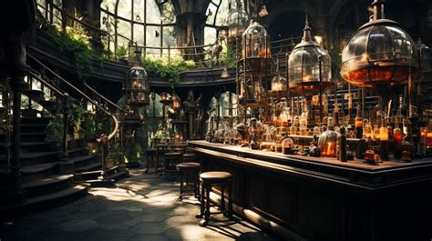 Premium Ai Image Old Laboratory And Research Lab