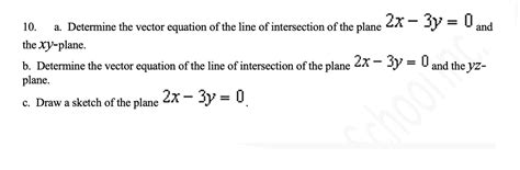 solved a ﻿determine the vector equation of the line of