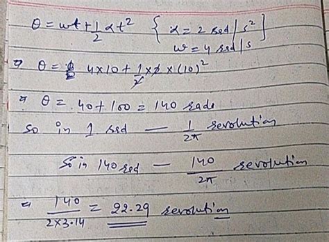 A Wheel Rotates With Constant Acceleration Of Rad S If The Wheel Has An Initial Angular
