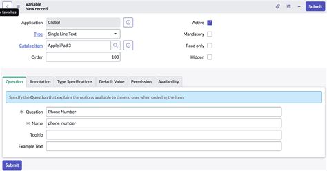 Service Catalog Input Masking Servicenow Community