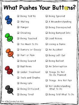 What Pushes Your Buttons Anger Triggers By Mental Fills Counseling Tools