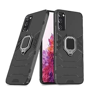 Pikkme Samsung Galaxy S Fe G Back Cover D Tough Armor Bumper Protection Case Ring