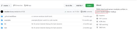 wrong information it s not pure js more · issue 1110 · mscdex ssh2