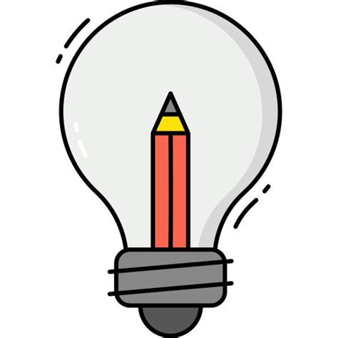 Creative Process Generic Thin Outline Color Icon