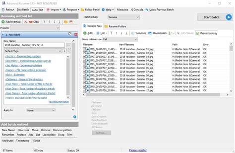 Advanced Renamer Is A Free Batch Renaming Utility For Windows GHacks Tech News