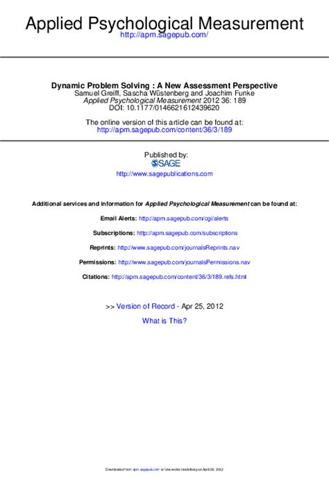 Pdf Microdyn Approach For Reliable Dps Measurement