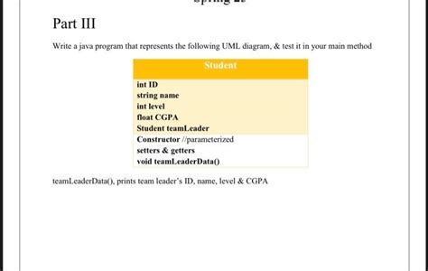 Solved Write A Java Program That Represents The Following