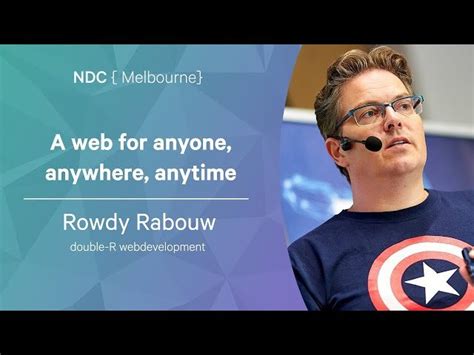 ndc conferences talk a web for anyone anywhere anytime from ndc