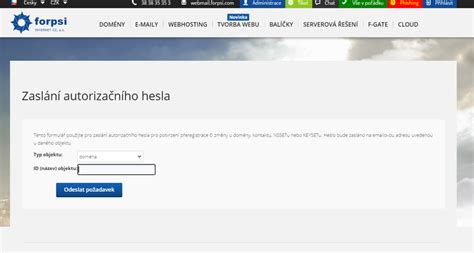 Co Je Auth Info Kód Auth Id A Kde Ho Najít Webglobe