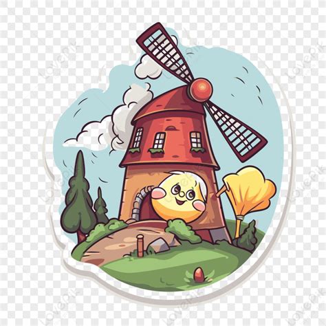 기발한 만화 캐릭터의 스타일로 벡터상표선회 Png 일러스트 무료 다운로드 Lovepik