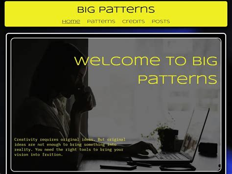 Big Patterns Wordpress Theme