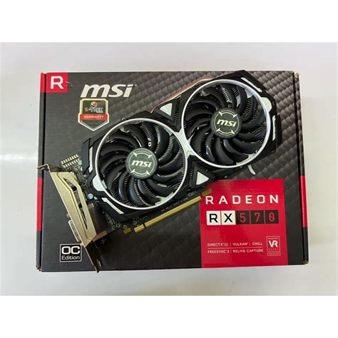 Amd Rx Gb Msi Armor Oc D Shopee Thailand