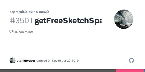 Getfreesketchspace Issue Espressif Arduino Esp Github