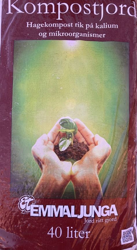 Emmaljunga Kompostjord 40 Liter Kalnes Hagesenter