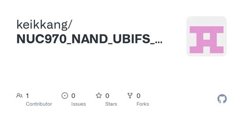 github keikkang nuc970 nand ubifs rootfs