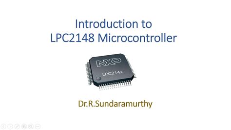 introduction to lpc2148 microcontroller youtube