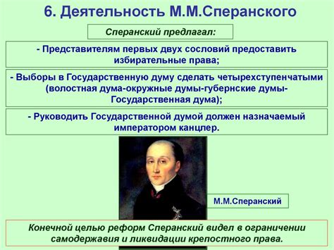 Александр I начало правления Реформы М М Сперанского История России презентация онлайн